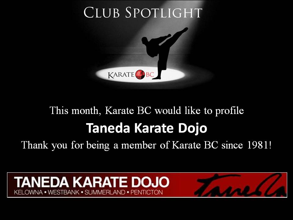 Karate BC Club Spotlight: Taneda Karate Dojo – Karate BC